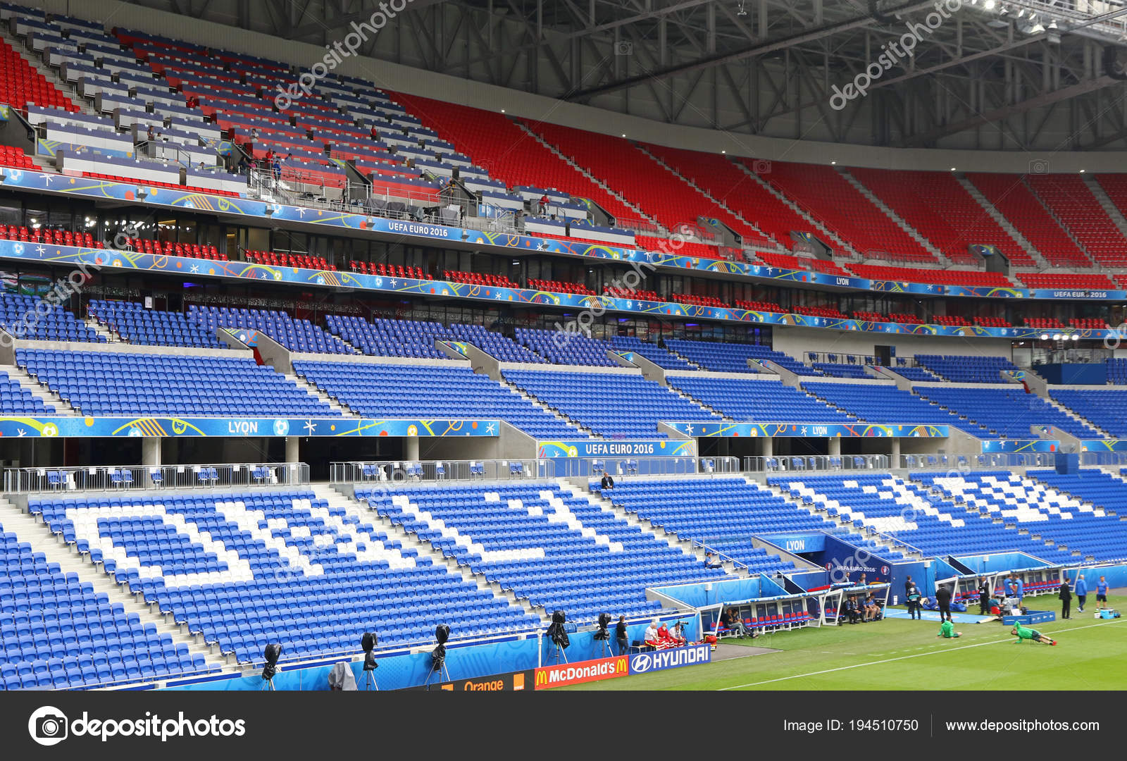 Stade de Lyon (Parc Olympique Lyonnais) in Lyon, France – Stock ...