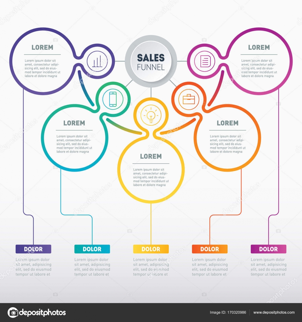 Dynamic infographics of technology process Stock Vector by ...