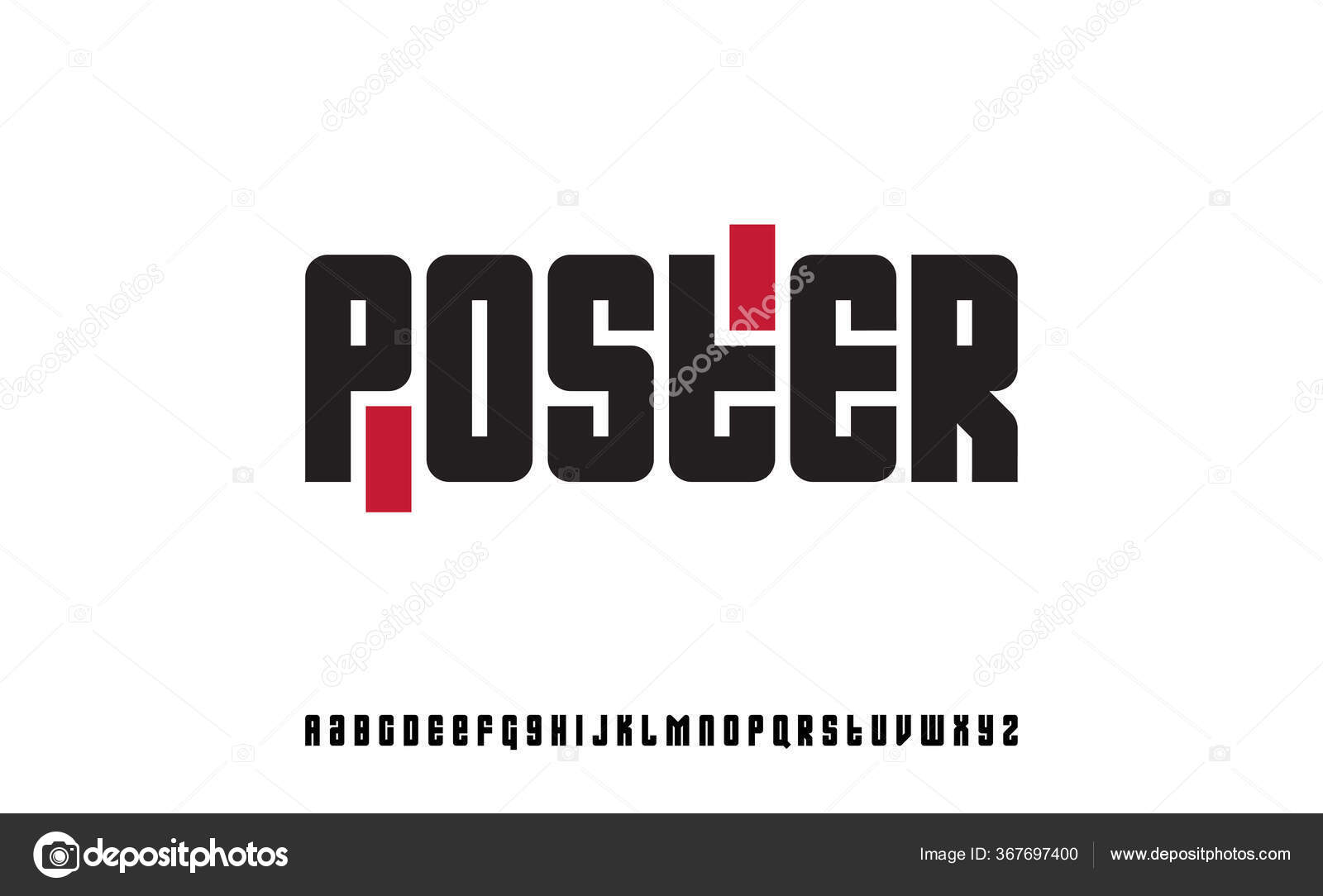 Bono Alfabeto Elegante Aislado Blanco Vector de stock #367697400 de ...