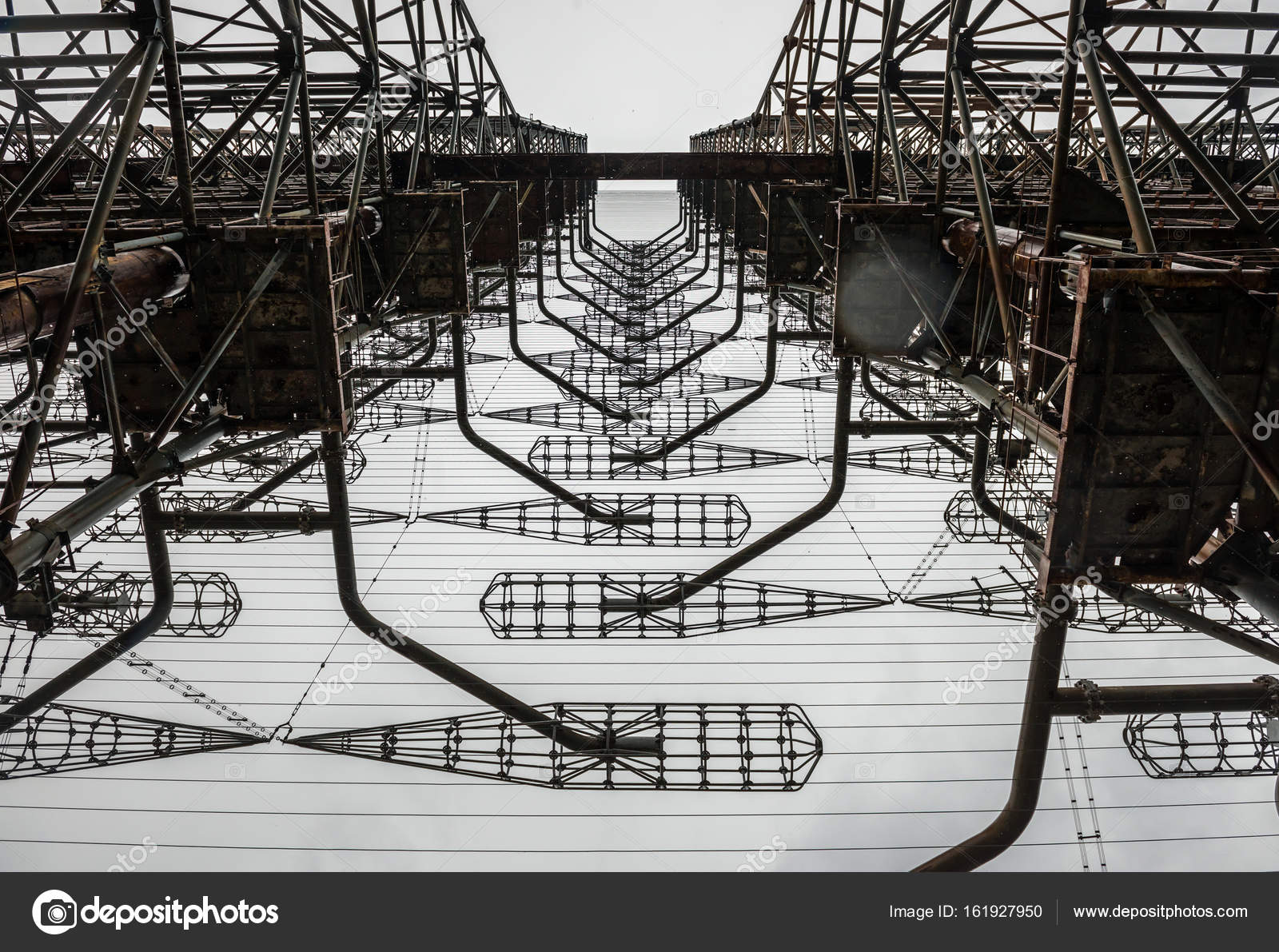 Soviet radar station in Chernobyl — Stock Photo © tan4ikk #161927950