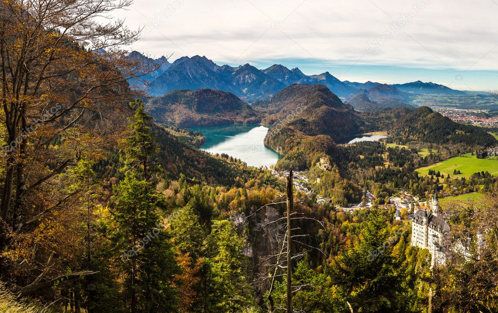 Alps and lakes in Germany — Stock Photo © bloodua #125818840