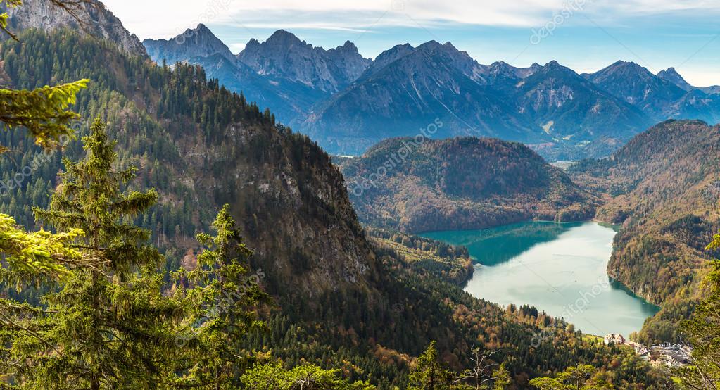 Alps and lakes in Germany — Stock Photo © bloodua #126690518