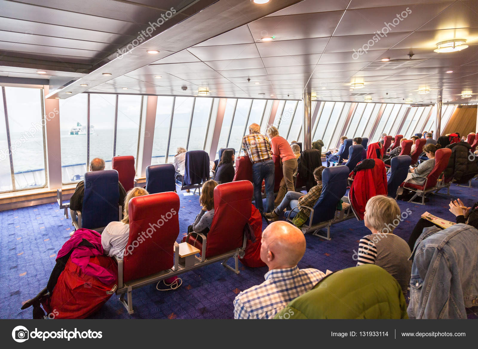 Interior of Irish ferries ship — Stock Editorial Photo © bloodua #131933114