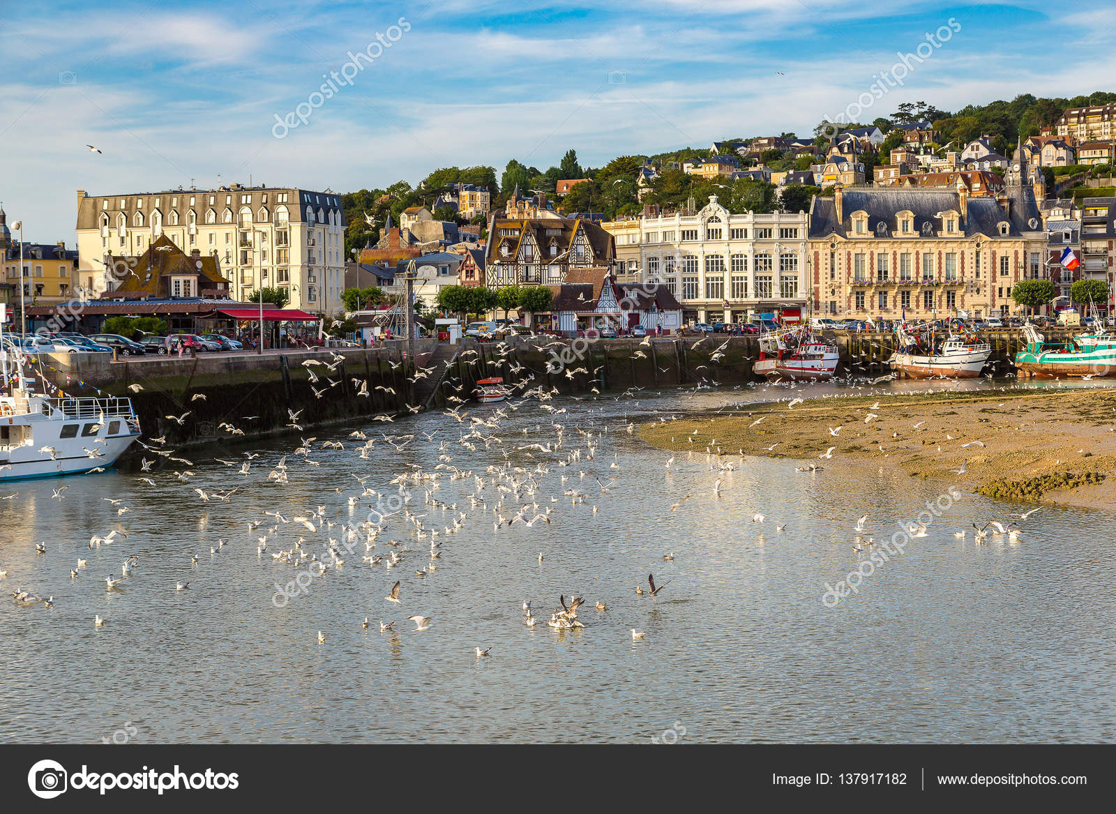 Trouville and Touques river Stock Photo by ©bloodua 137917182
