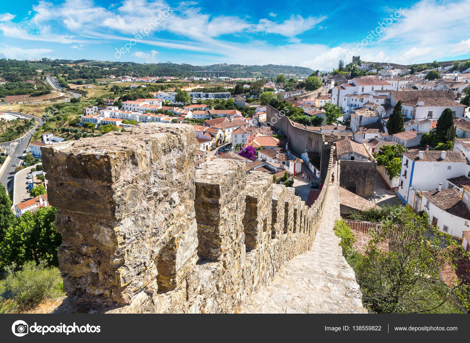 Medieval town Obidos Stock Photo by ©bloodua 138559822