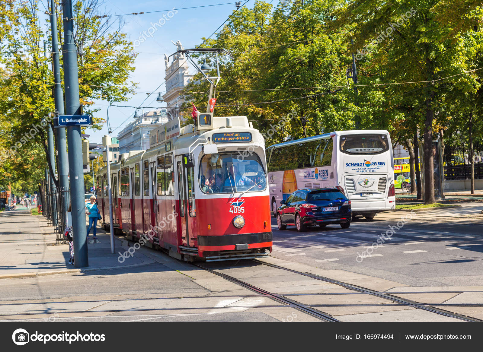 Electric tram in Vienna, Austria – Stock Editorial Photo © bloodua ...