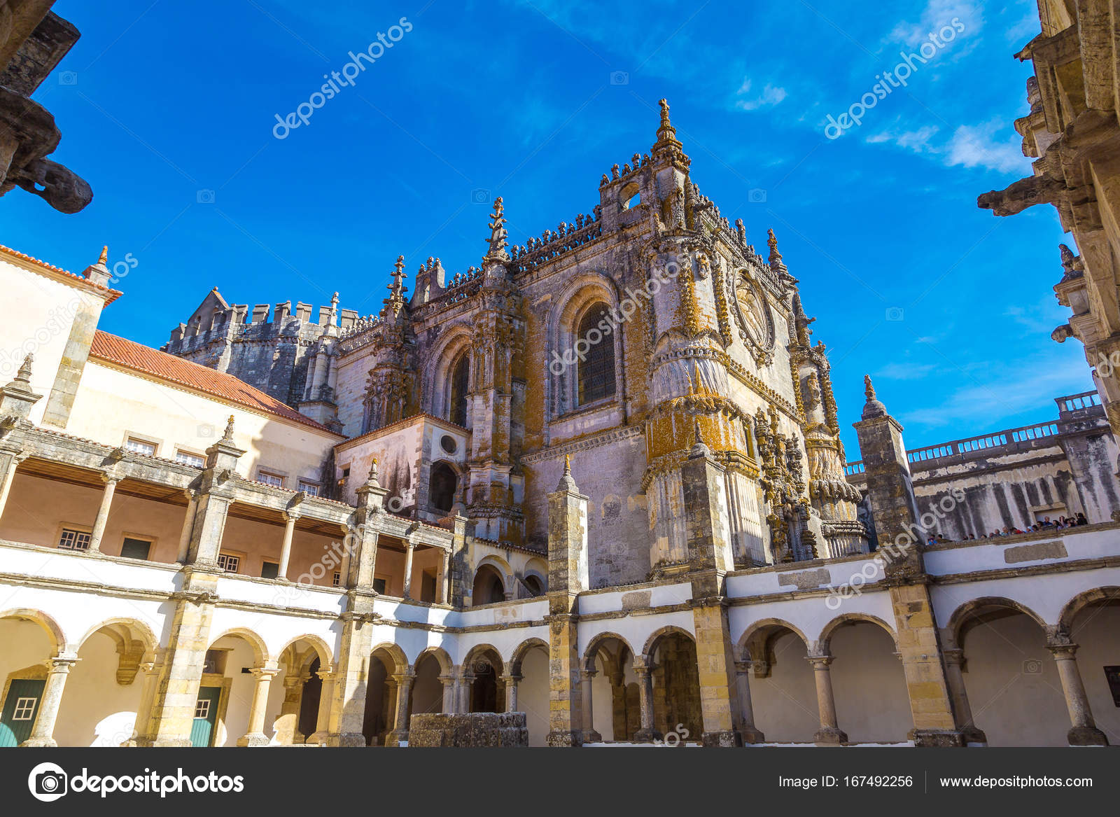 Medieval Templar castle in Tomar Stock Photo by ©bloodua 167492256