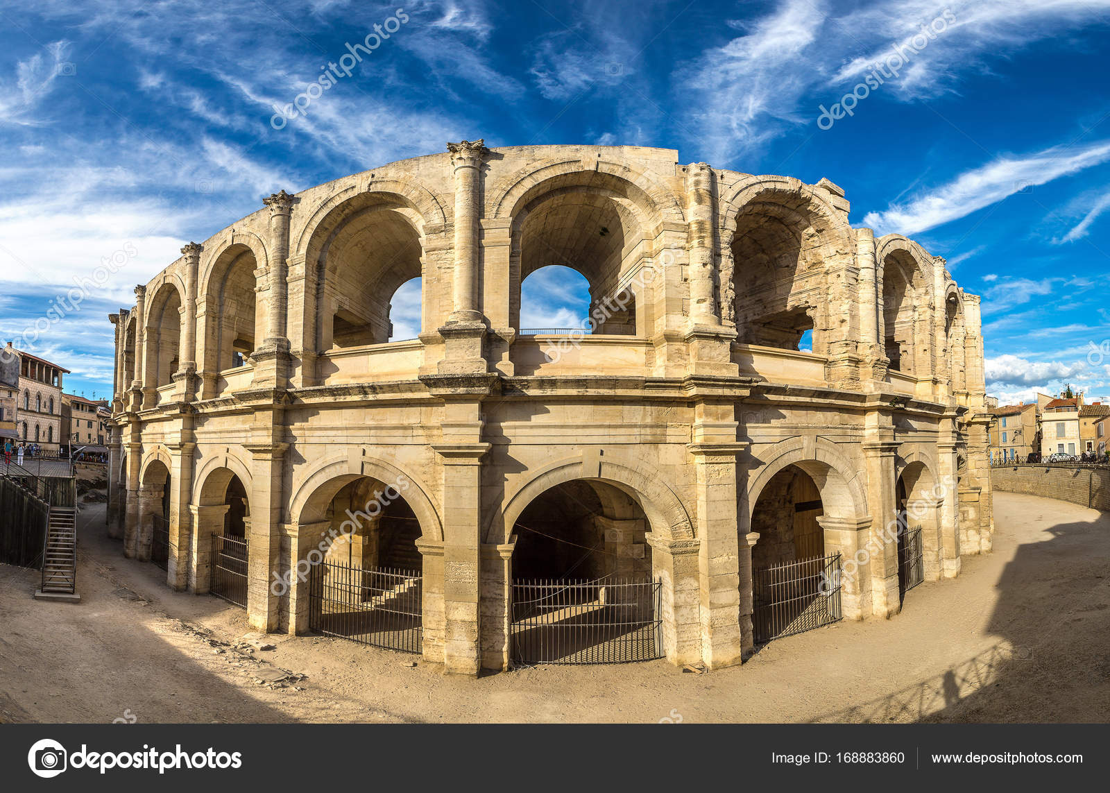 Roman amphitheatre in Arles Stock Photo by ©bloodua 168883860