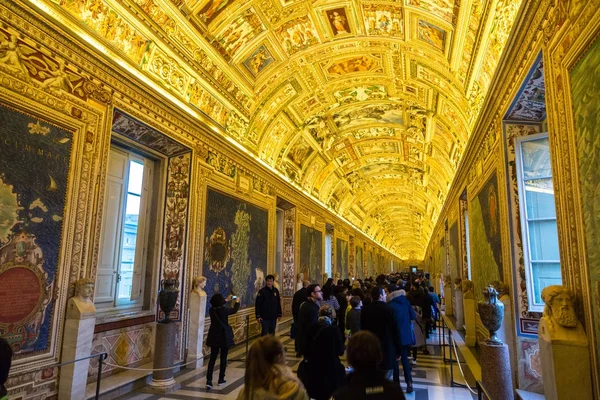 Papal Symbol Statues Vatican Museum Inside Map Room Ceiling Deta – Stock Editorial Photo ...