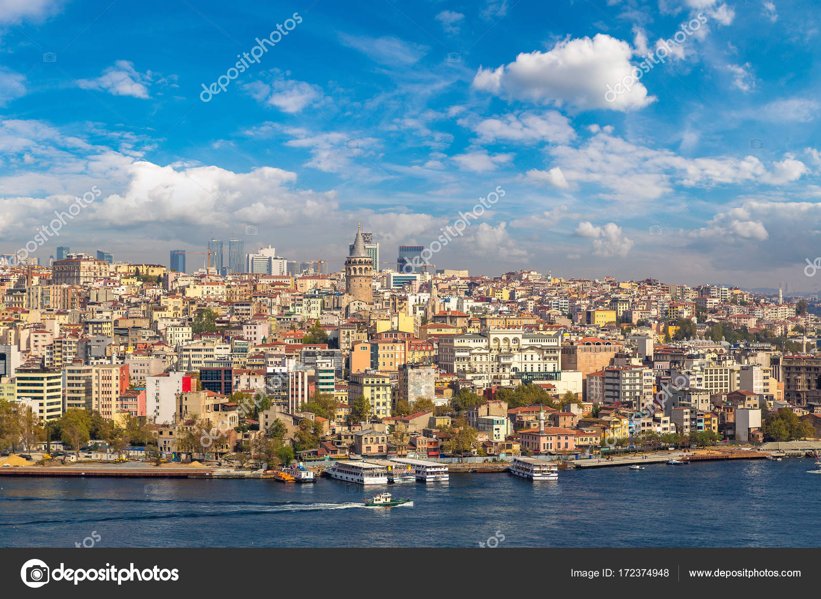 Istanbul view in Turkey — Stock Photo © bloodua #172374948