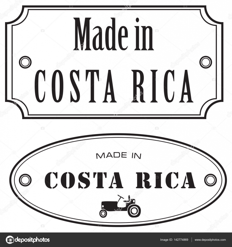 Marking done in Costa Rica Stock Vector Image by ©VIPDesignUSA #142774869