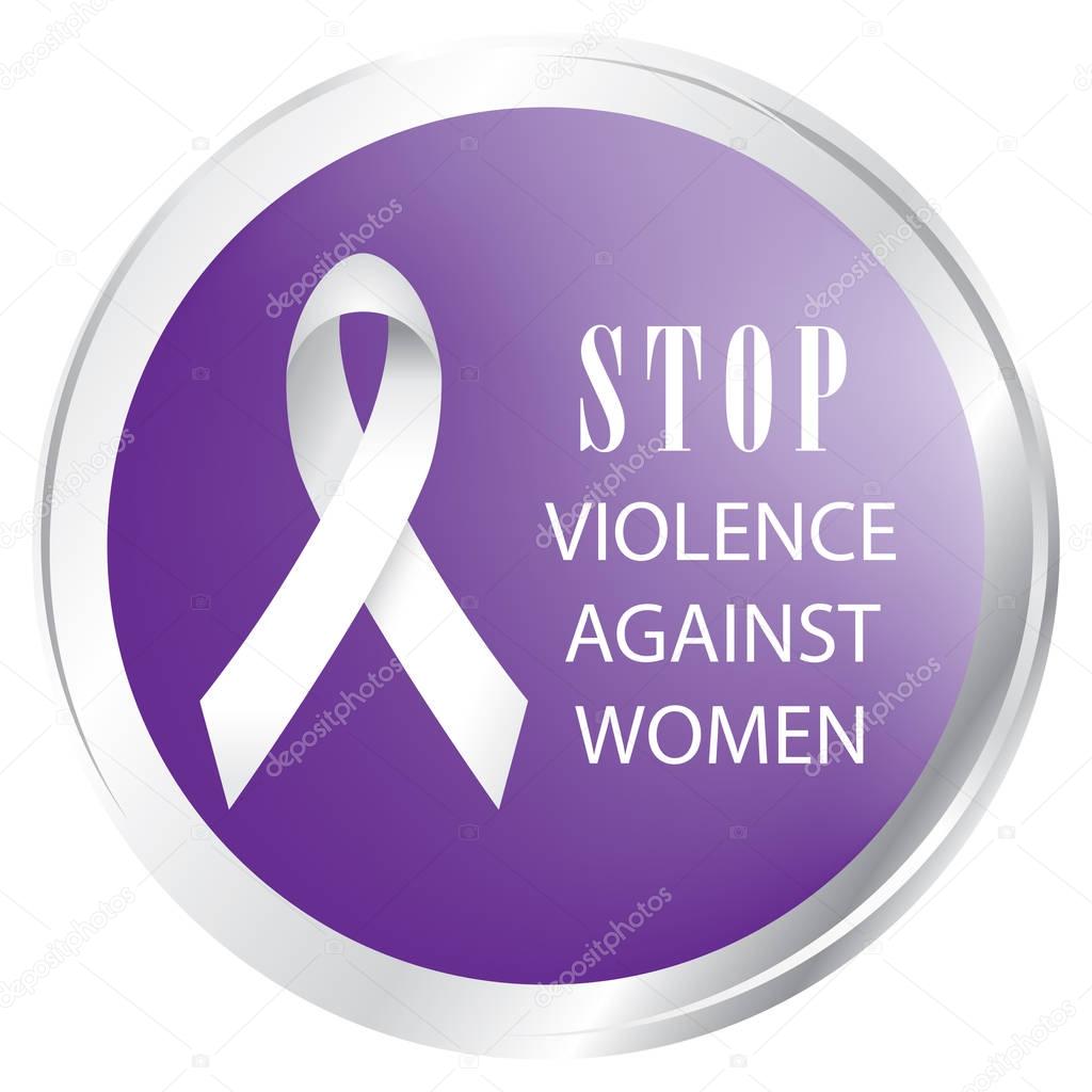 Símbolo de violência contra as mulheres — Vetores de Stock ...