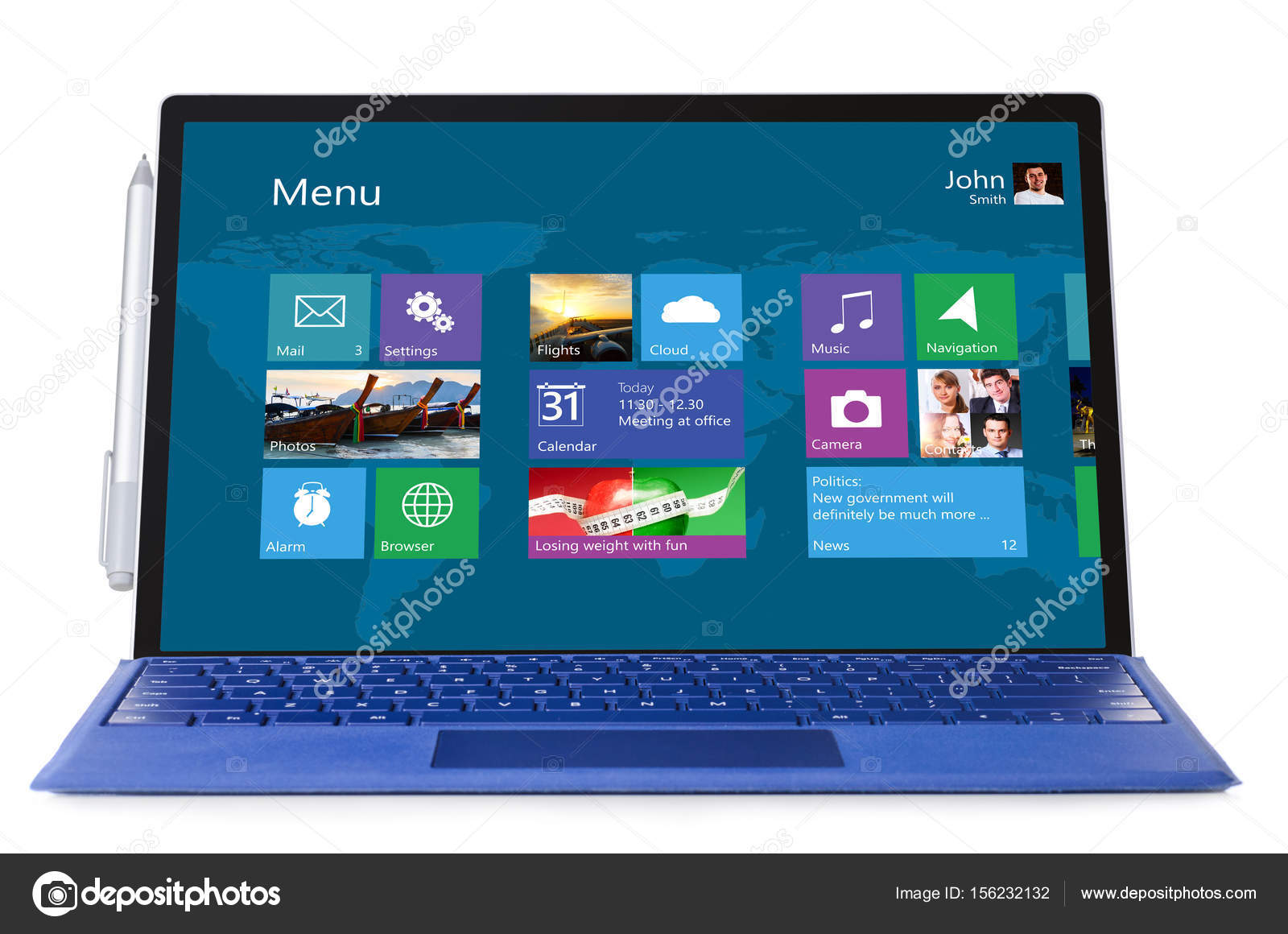 Fotos de Ordenador portátil convertible con sistema operativo - Imagen ...