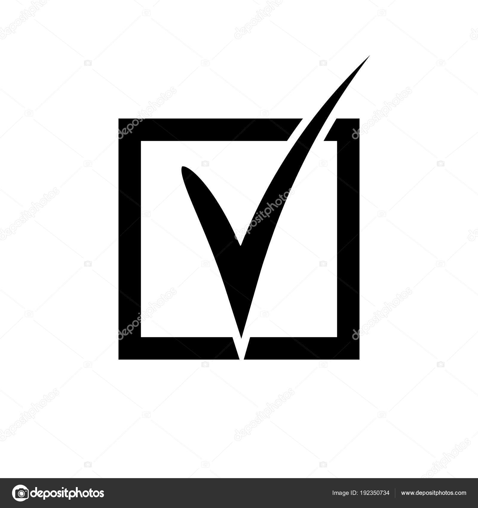 Check mark symbol Stock Vector by ©Laures 192350734