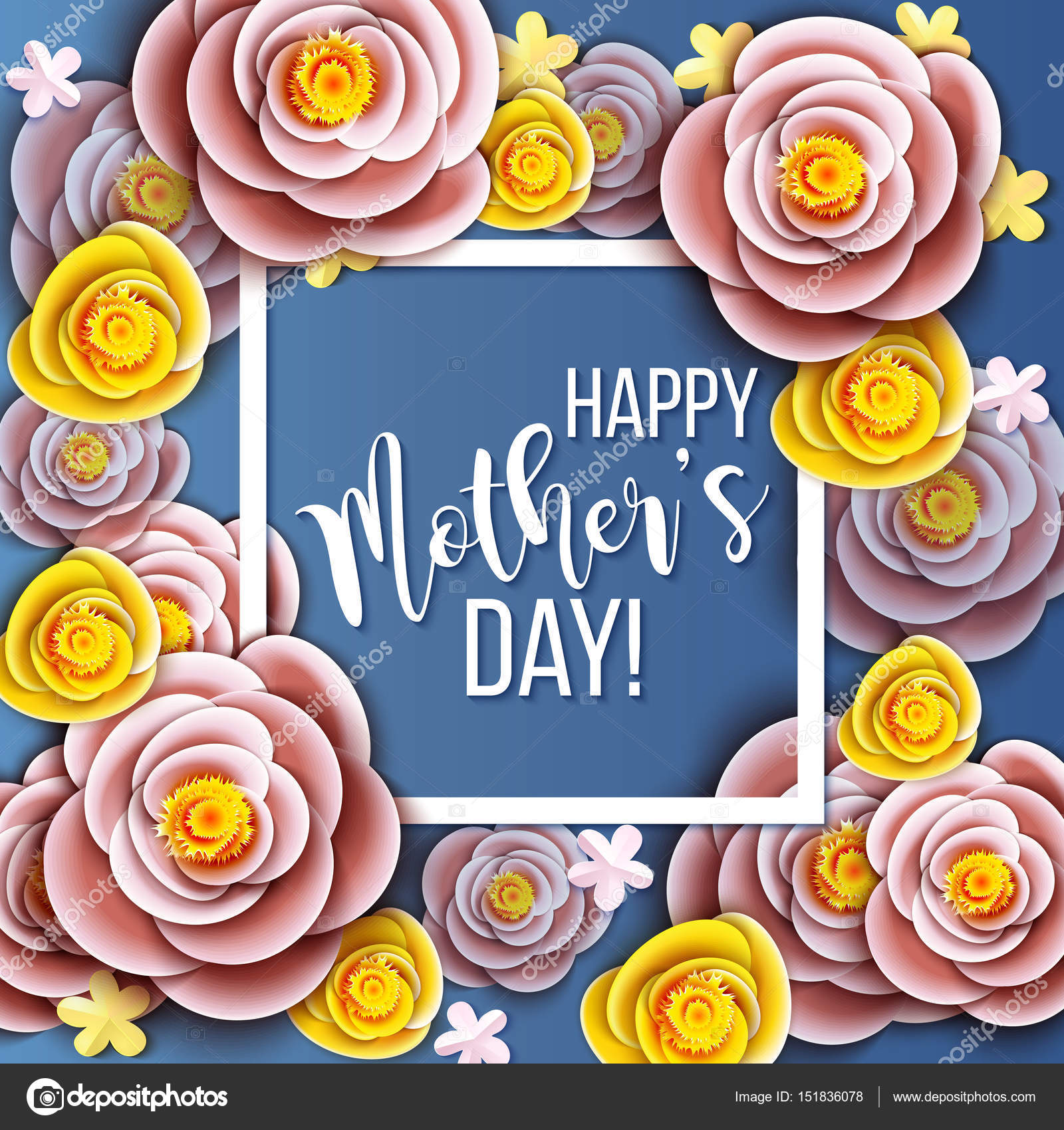 Mothers day greeting card Stock Vector by ©Valenty 151836078