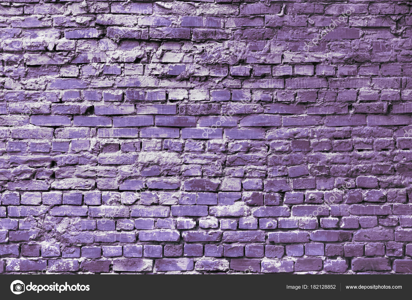 Dirty Violet Brick Wall Close View — Free Stock Photo © avlntn #182128852