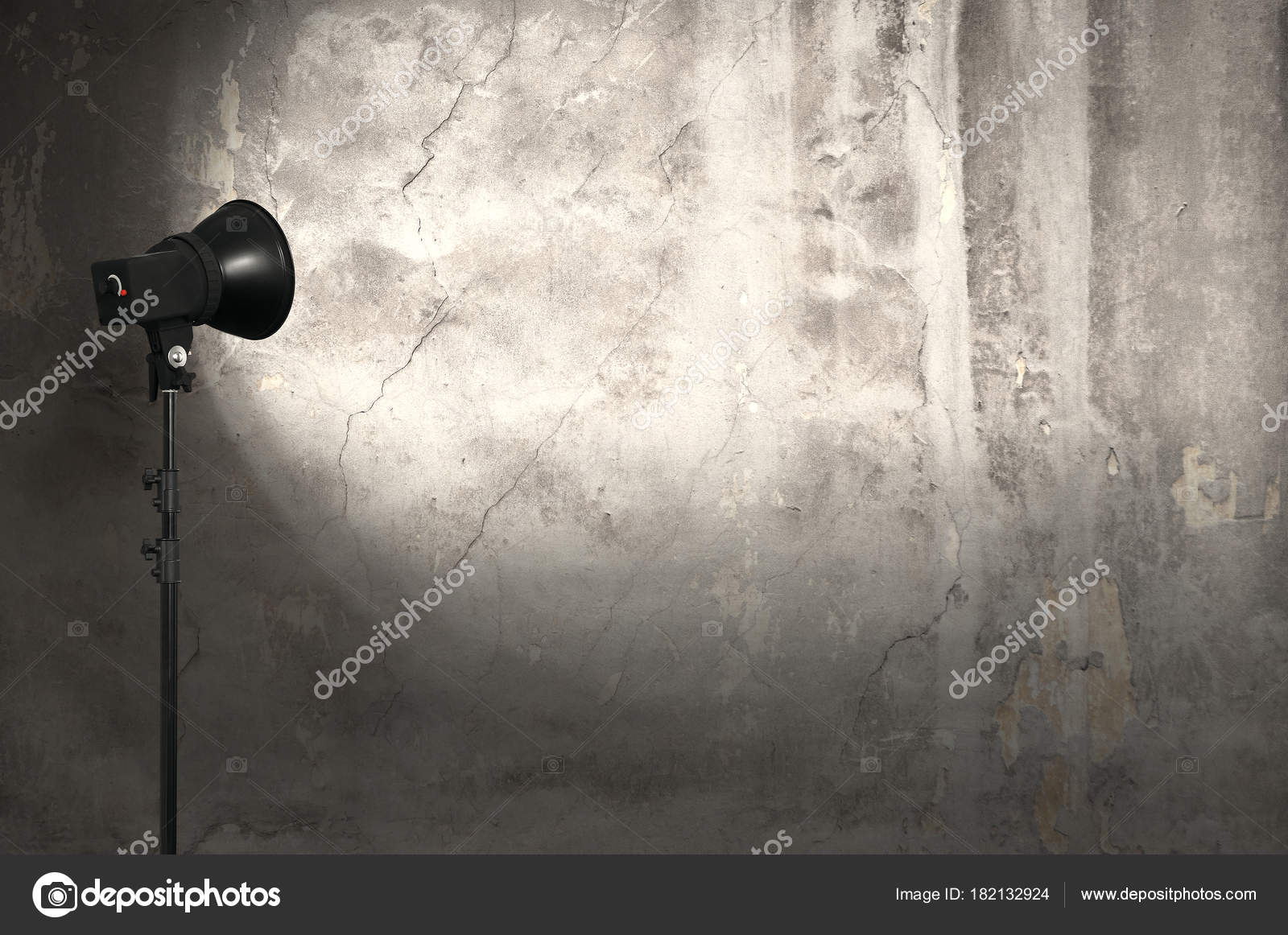 Spotlight Oriented Concrete Wall Texture Stock Photo by ©avlntn 182132924