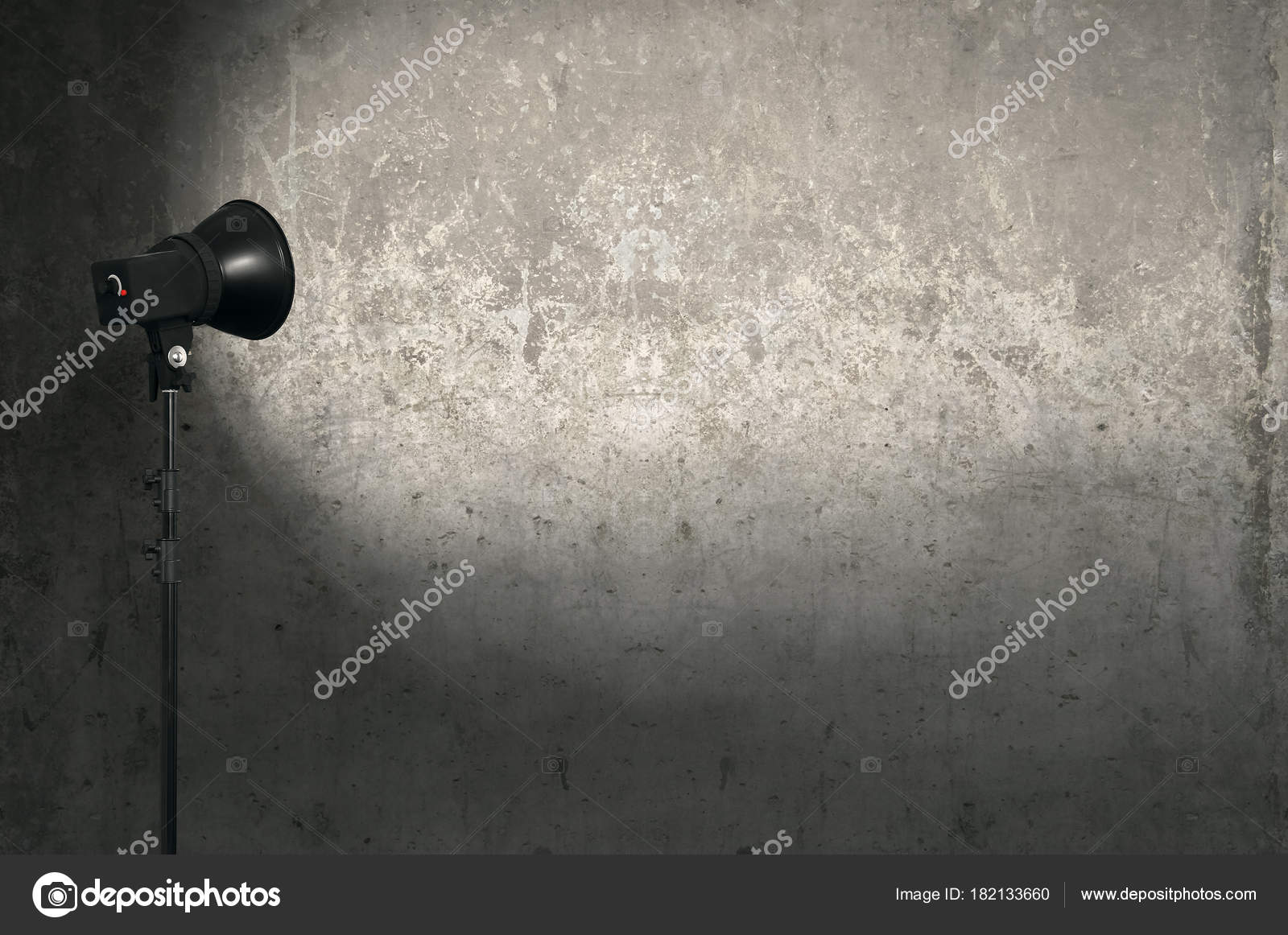 Spotlight Oriented Concrete Wall Texture Stock Photo by ©avlntn 182133660
