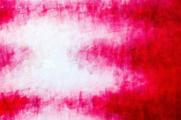 hand painted vibrant red canvas background - Stock Image - Everypixel