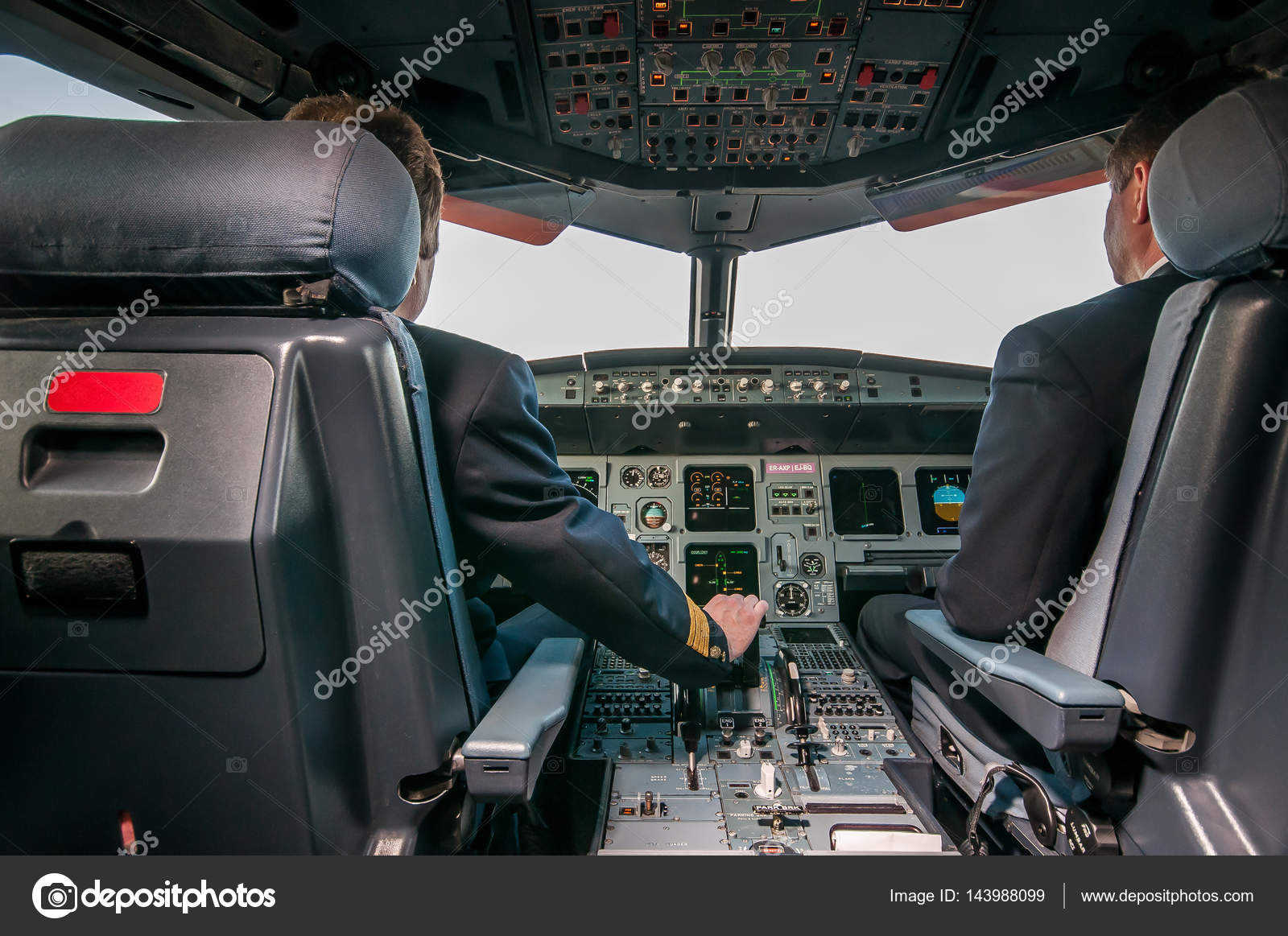 Plane inside the cockpit Stock Photo by ©kiriak09 143988099