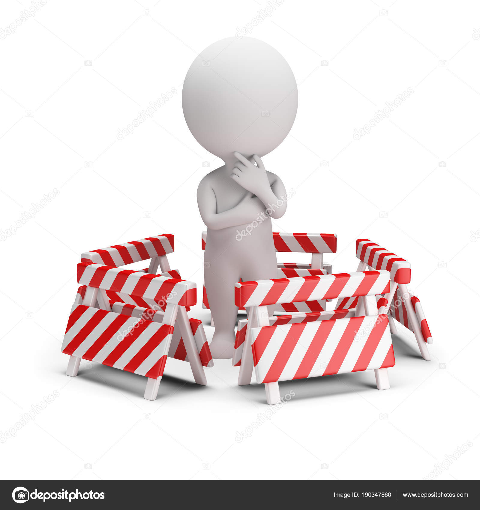 3d small people - constraints — Stock Photo © AnatolyM #190347860