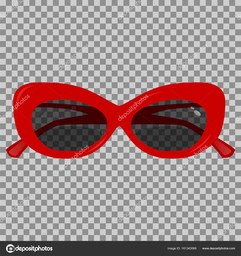 Red sunglasses on a transparent background Stock Vector Image by ©Inna ...