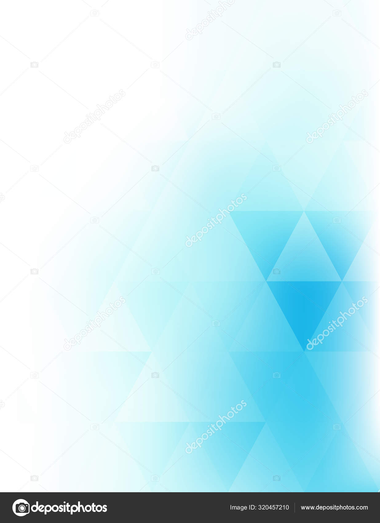 Soft background with bright blue triangles on a white. Vector Stock ...