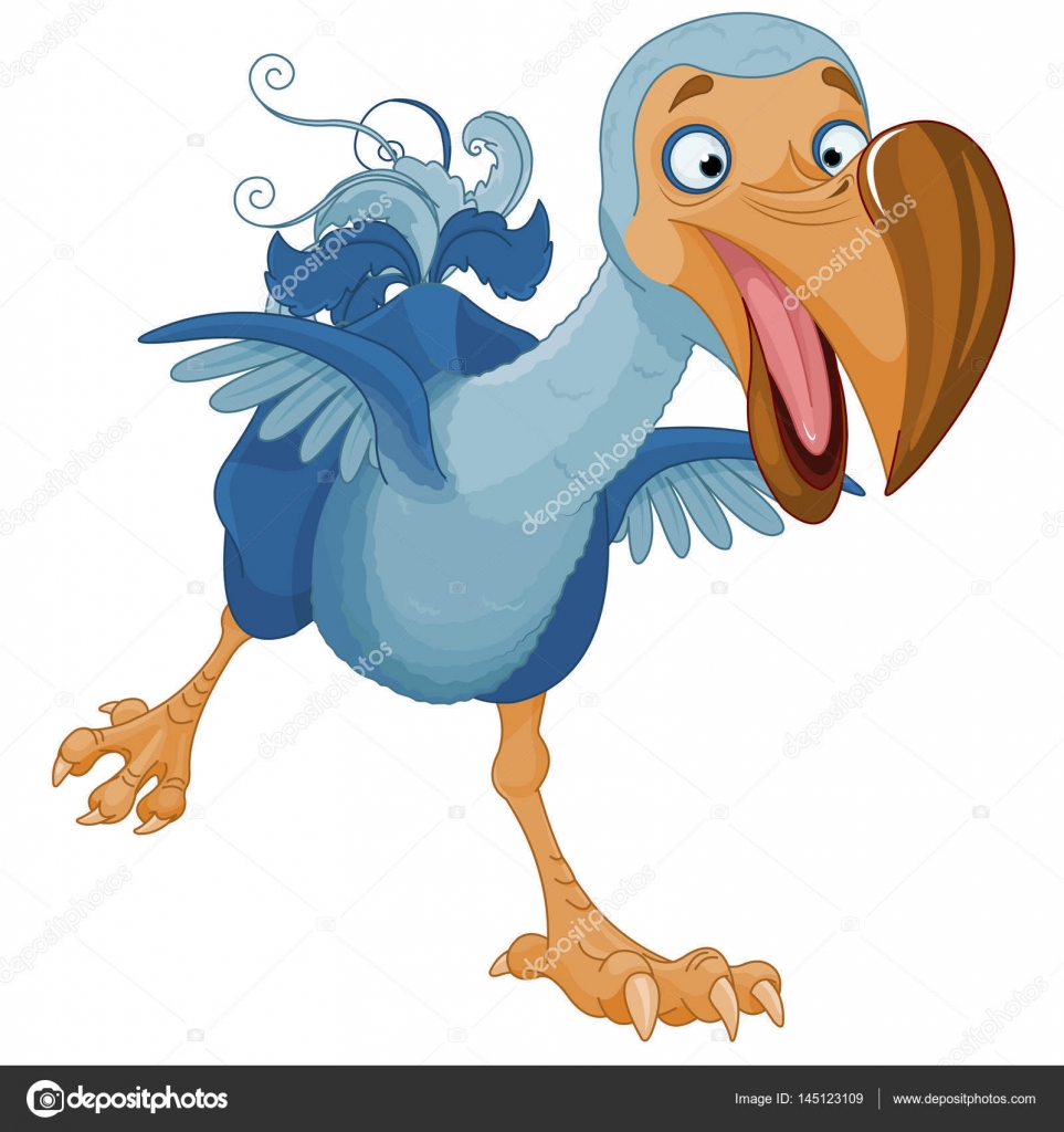 Cartoon dodo run Stock Vector Image by ©Dazdraperma #145123109