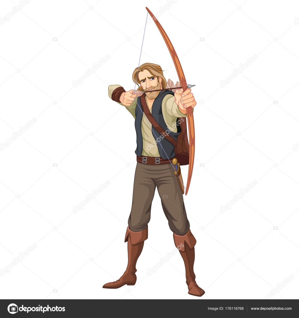 Medeaval Archer Clipart