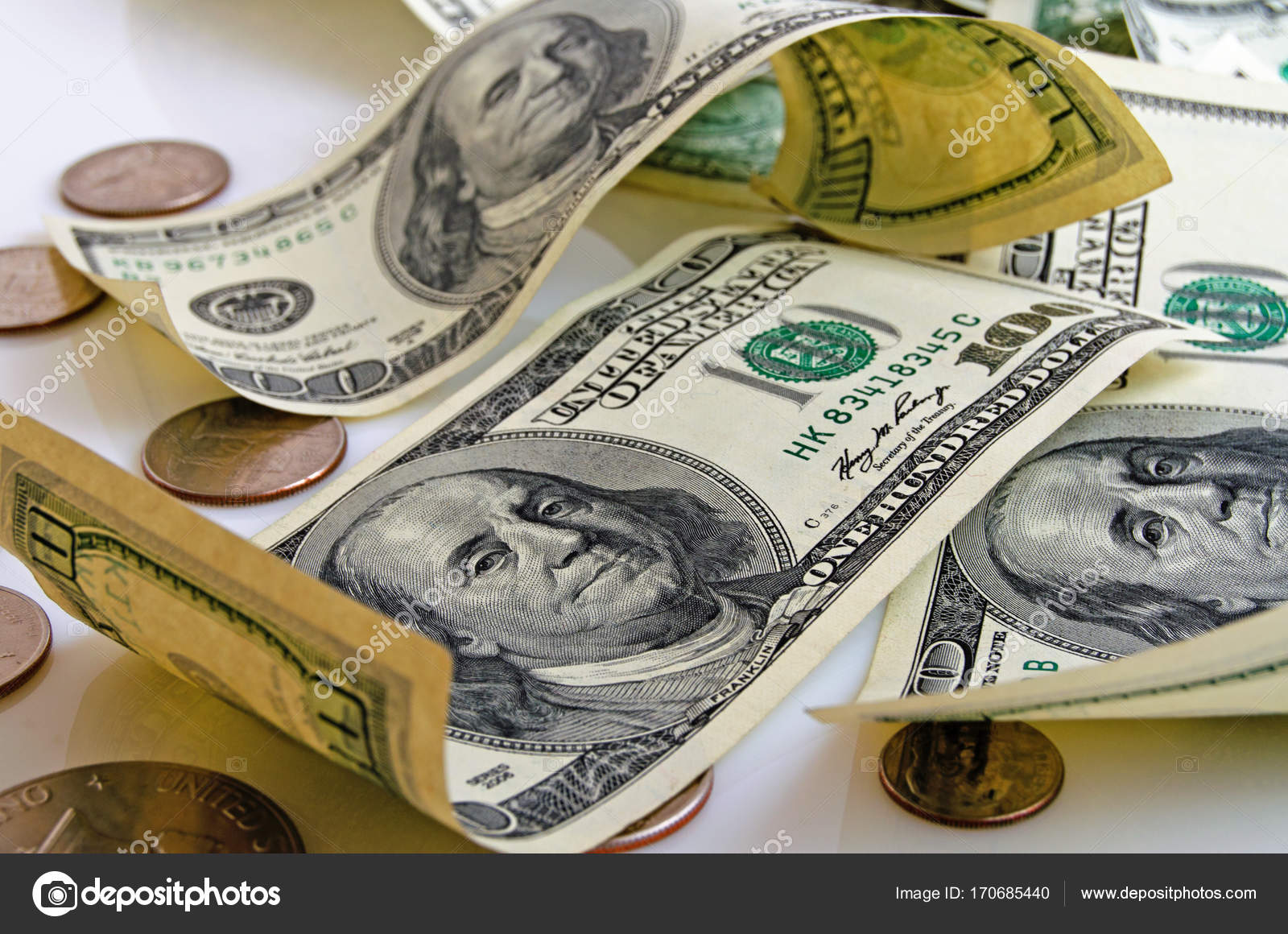 Cash US Dollars. — Stock Photo © rrraum #170685440