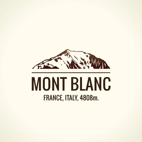 Mont blanc images vectorielles, Mont blanc vecteurs libres de droits ...