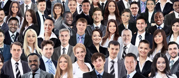 Collage of many different human faces - Stock Image - Everypixel