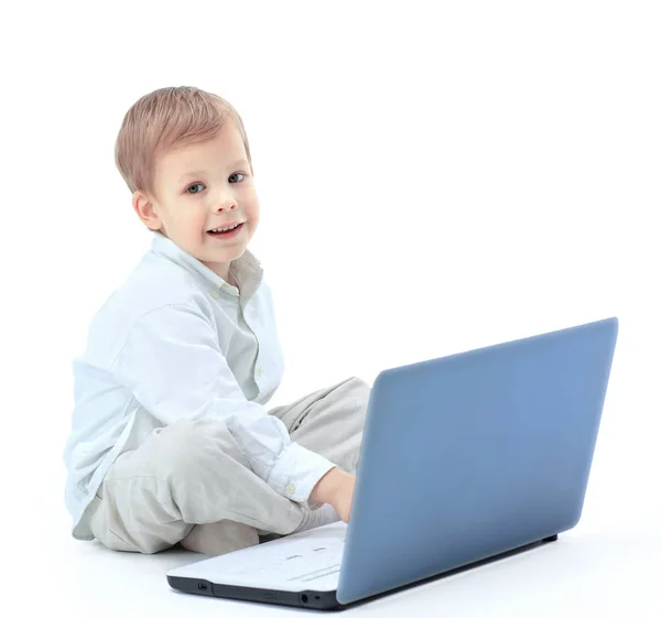 Laptop and little boy Stock Photos, Royalty Free Laptop and little boy ...