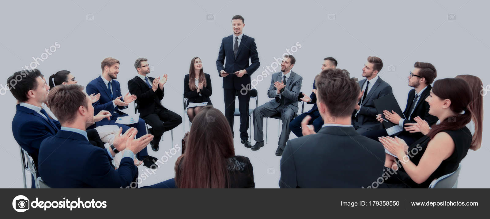 Business People Meeting Conference Discussion Corporate Concept — Stock ...