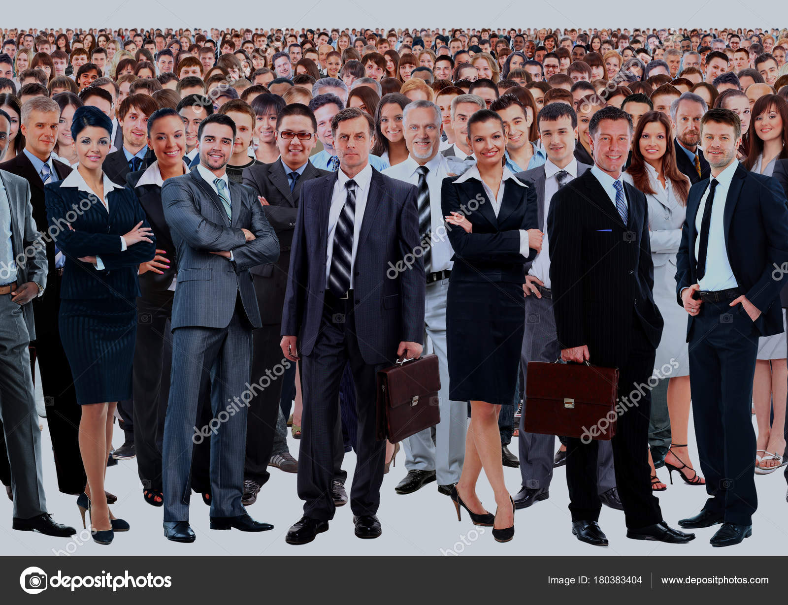 Large group of people full length isolated on white — Stock Photo ...