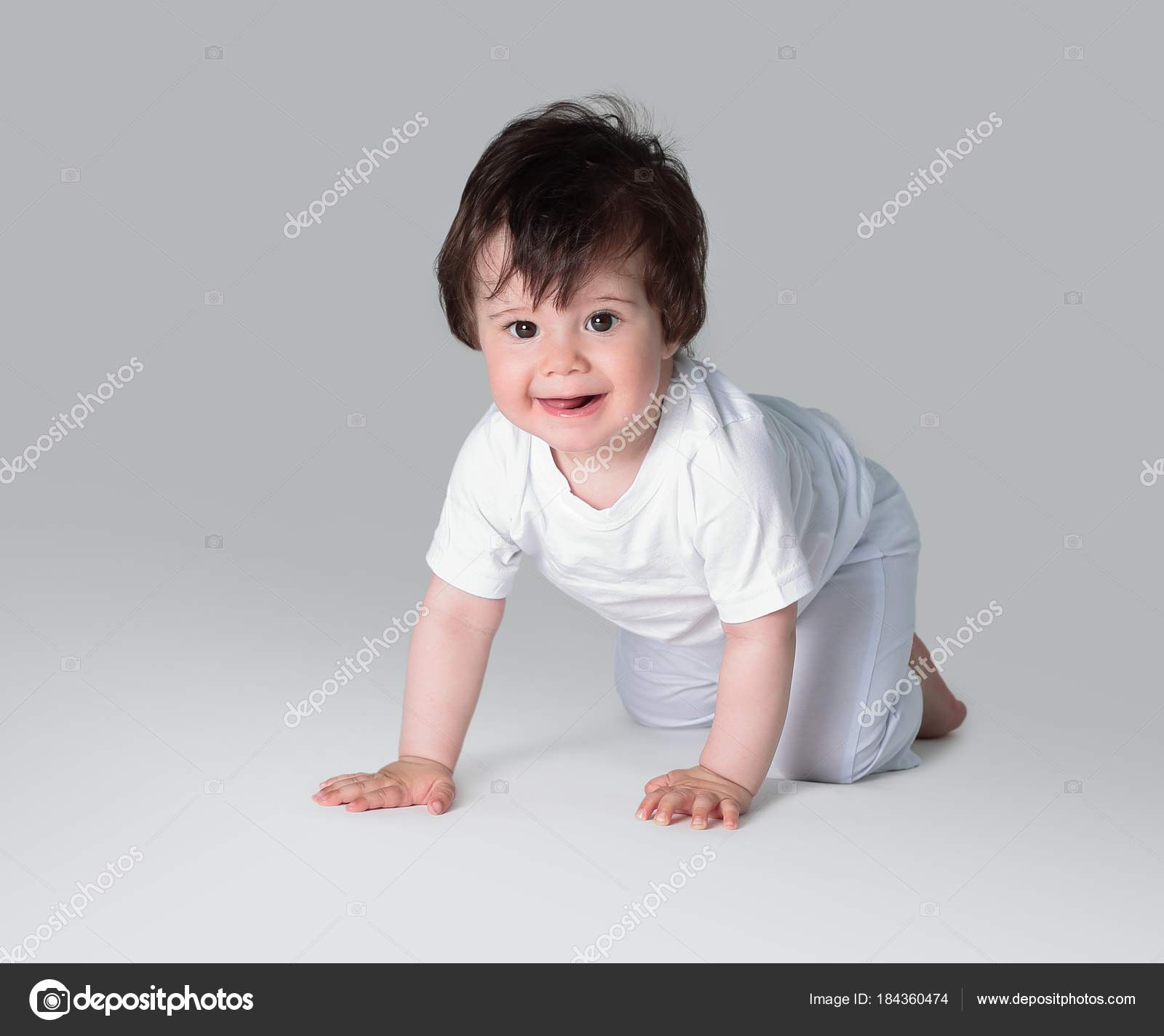 Baby Crawling Side View