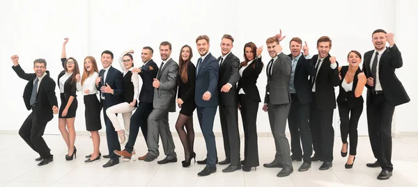 Leader with creative business team Stock Photo by ©depositedhar 217798506