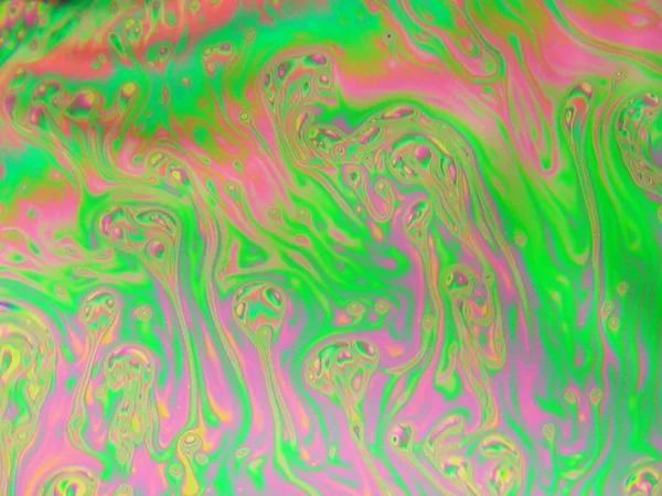 beautiful psychedelic abstraction - interference in soap films - Stock ...
