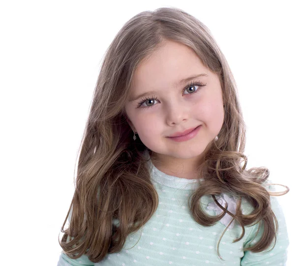 Beautiful blonde little girl Stock Photo by ©arkusha 147314843