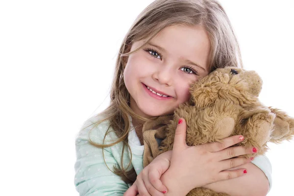 Beautiful blonde little girl — Stock Photo © arkusha #150396998