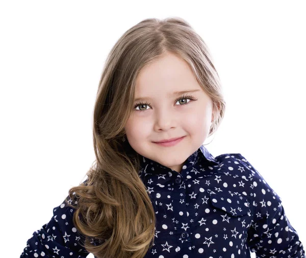 Beautiful blonde little girl — Stock Photo © arkusha #150396998