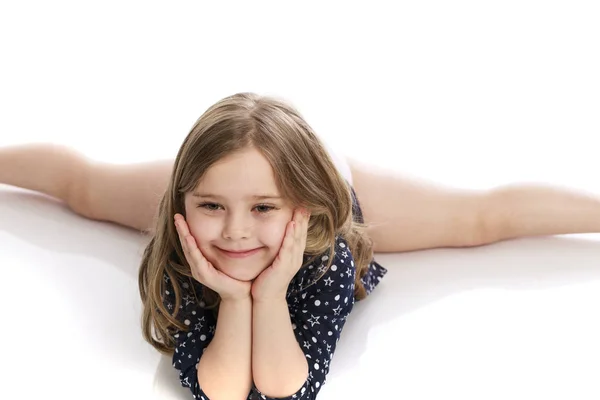 Beautiful blonde little girl — Stock Photo © arkusha #147315259