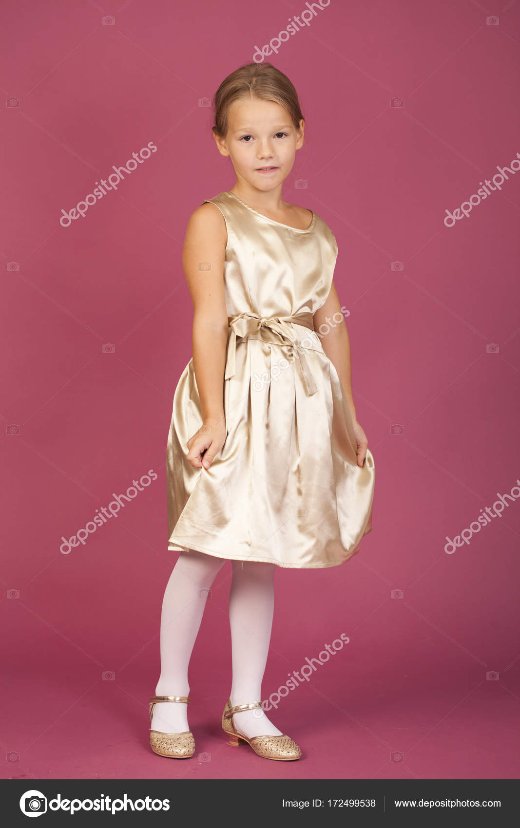 Beautiful blonde little girl — Stock Photo © arkusha #172499538