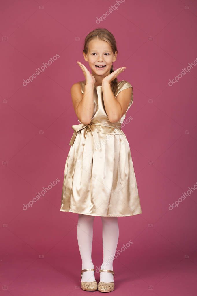 Beautiful blonde little girl — Stock Photo © arkusha #172499148