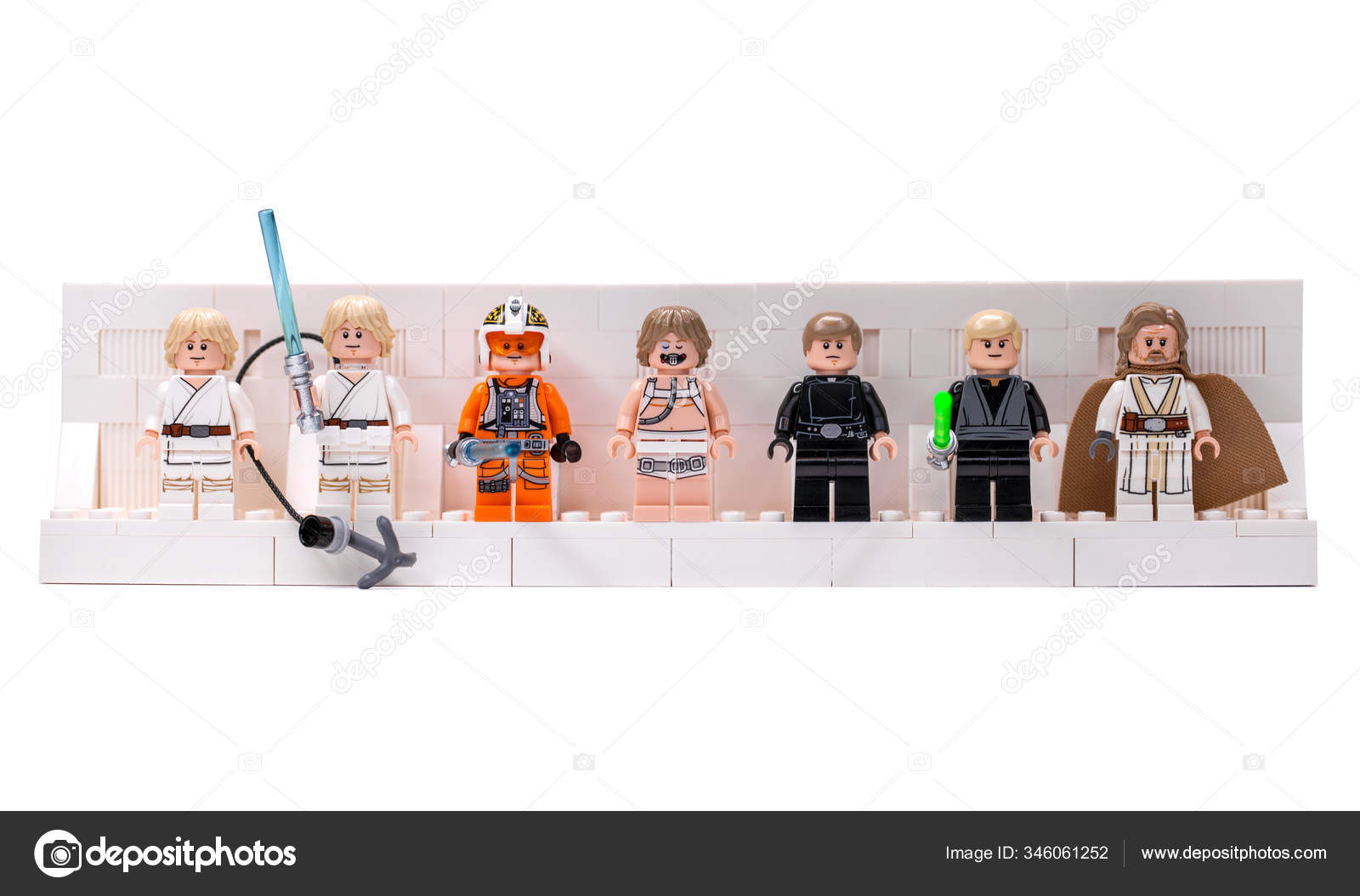 Russia Samara February 2020 Lego Star Wars Minifigures Luke Skywalker ...