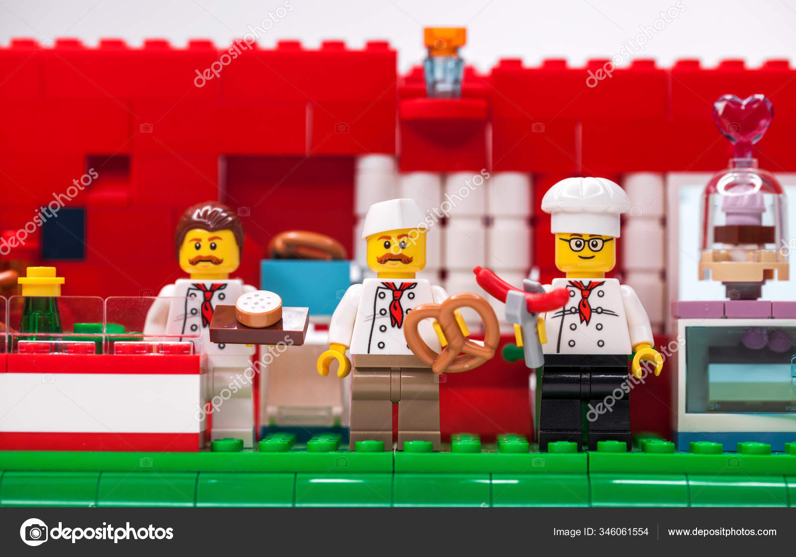 Russia Samara February 2020 Lego City Minifigures Three Chefs Fast ...