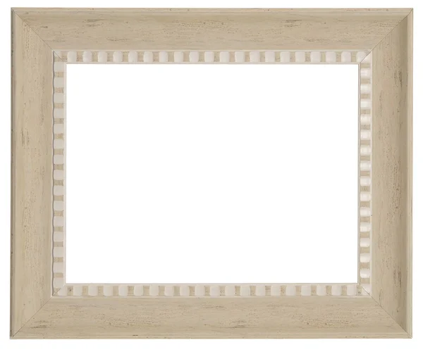 White Photo Frame Isolated Object White Background — Stock Photo ...