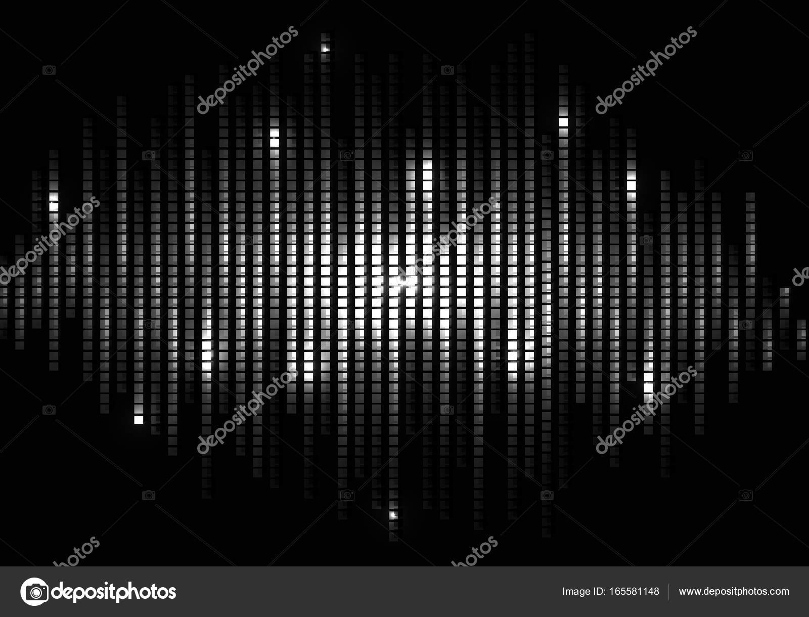 Abstract monochrome data graph visualization. Futuristic infographics ...
