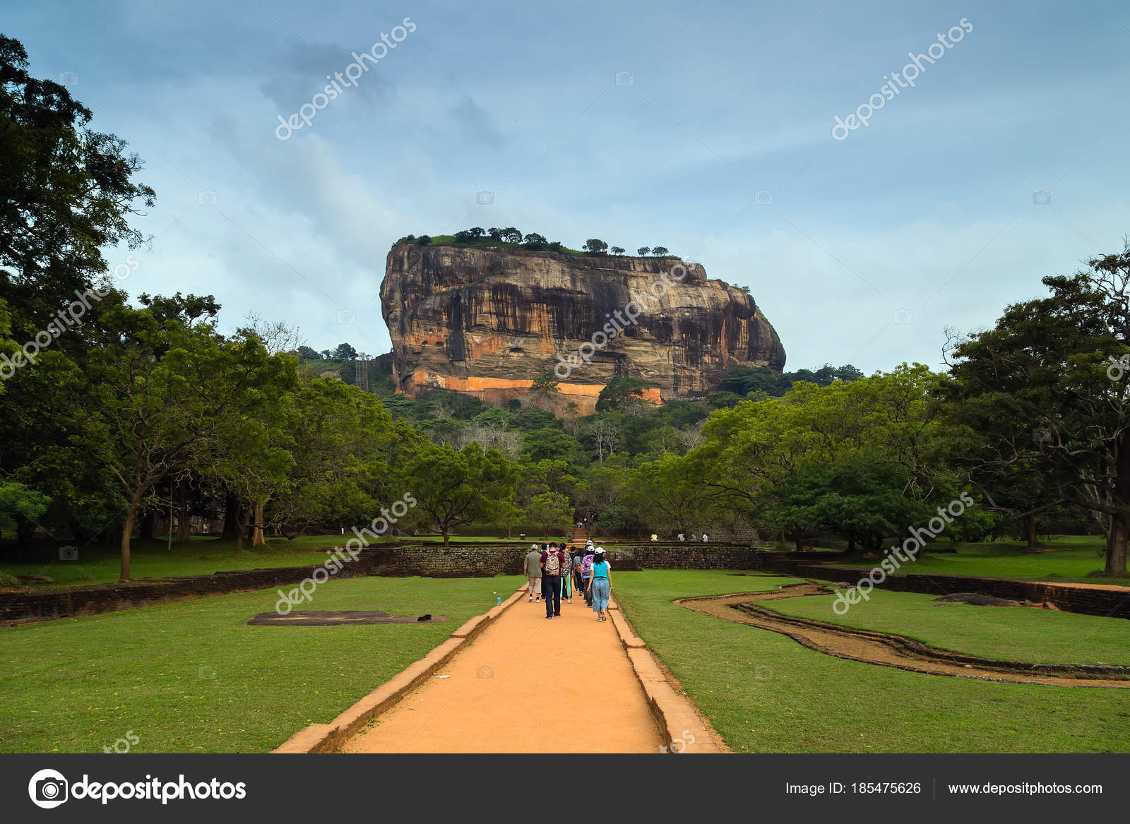 Sigiriya or Sinhagiri is an ancient rock fortress, Sri Lanka Stock ...