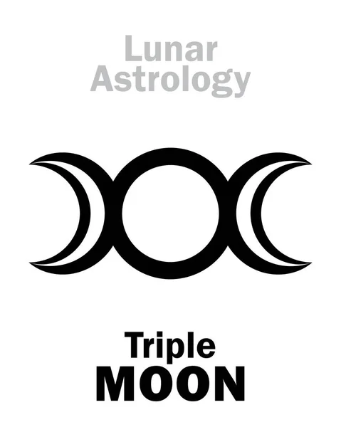 Triple moon Stock Vectors, Royalty Free Triple moon Illustrations ...